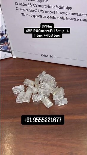 Best 8 Camera IP CCTV Combo 2025 | CP Plus 4MP Colour + Audio Illumax #8camerasetup #ipcamera #cctv