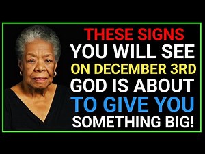 Morning Prayer December 3rd — You Will SEE These SIGNS, GOD Is About To Give You SOMETHING BIG| MAYA