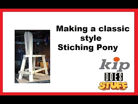 Making a classic style stitching pony