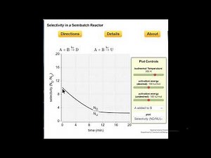 Selectivity in Semibatch Reactor (Interactive Simulation)