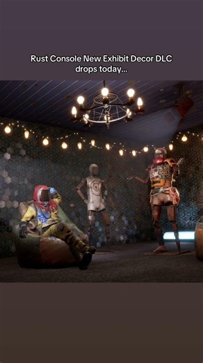 Rust Console New Exhibit Decor DLC drops today…#shorts #rust #rustconsole