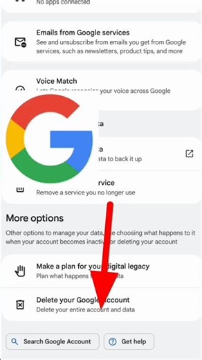 How to Delete Google Account from Gmail #shorts #trending #youtubeshorts #viral #viralvideo