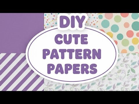Diy cute pattern paper 🤯 🌷