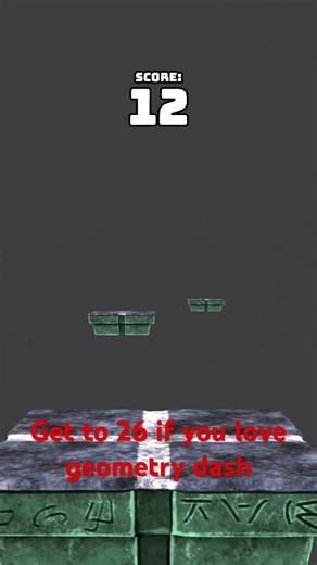 Get to 26 if you love geometry dash