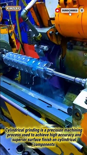 Cylindrical Grinding | Precision in Every Rotation #machine #technology