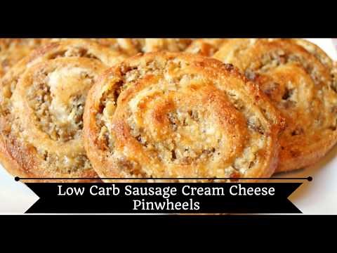 Sausage Cream Cheese Pinwheels, Low Carb & THM "S" Friendly
