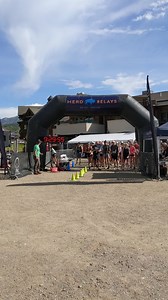 Runners in the Short Course of the Herd Relays just left the gate at Big Sky Resort. The race consists of three loops of various distances and types. Teams will be running these loops throughout the day ending with Short Course awards at 1 p.m. and Long Course awards at 5 p.m. | Explore Big Sky