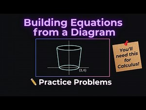 Writing Equations from 3D Diagrams: Lines and Curves in Calculus