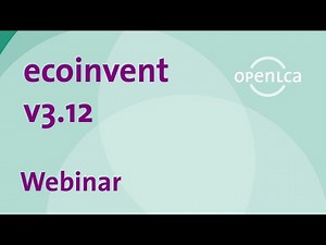 Webinar: ecoinvent v3.12