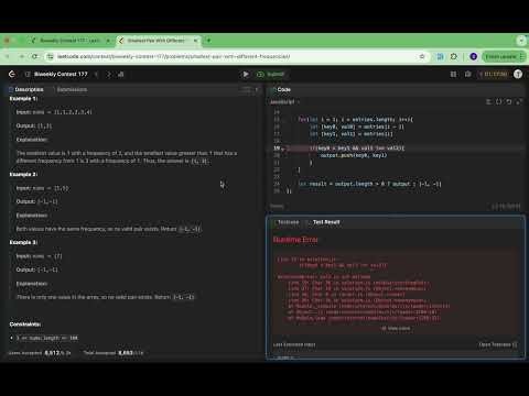LeetCode Biweekly Contest 177 | Solved 2 Problems | First YouTube Video