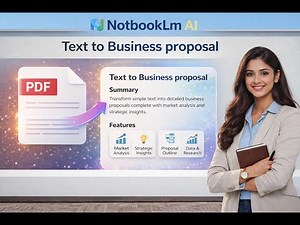 🚀 Turn Any Text into a Winning Business Proposal using NotebookLM AI#AItools#GenerativeAI#Automation