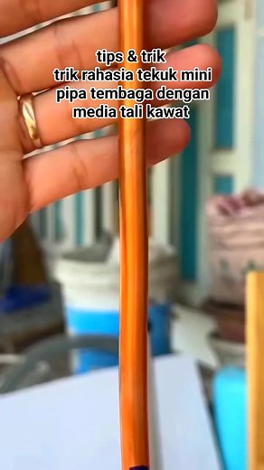 tips & trik trik rahasia tekuk mini pipa tembaga dengan media tali kawat #krratif #fyp #viral @sorotan | Muhali Ali