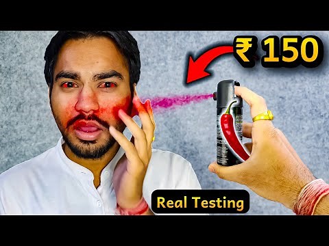 SHOCKING RESULTS : Pepper Spray Review | Best Women Safety & Self Defence Gadget