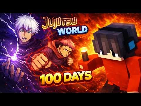 JUJUTSU KAISEN WORLD 🌍 | DAY 1 → 100 LIVE! Cursed Powers & Chaos 😈⚡
