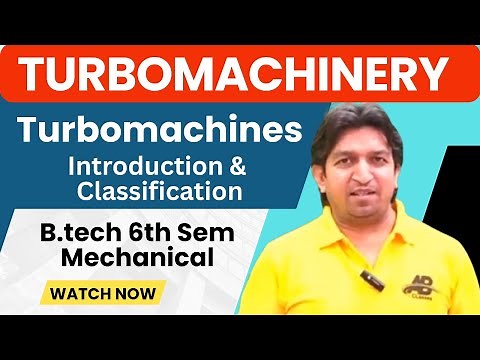 Introduction to turbomachinery | classification of turbo-machines