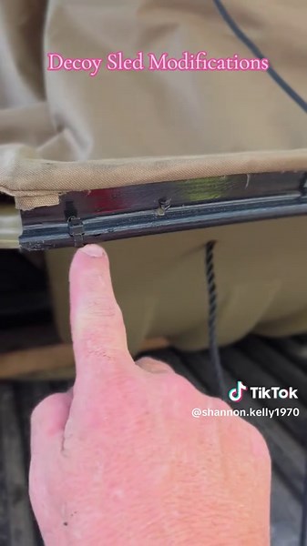 Decoy Sled Modifications for Efficient Duck Hunting