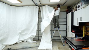 12K views · 141 reactions | Before, I was spent a lot of time setting up my shop to paint if I wanted to spray. Now, with this new setup, things are much more manageable. I can set up the enclosed booth in less than 10 minutes, and I'm ready to spray. Full Video with details:: https://youtu.be/QkXG7ftTOhE #DIY #diycreators #paint #paintbooth #spraypaint | DIY Creators | Facebook