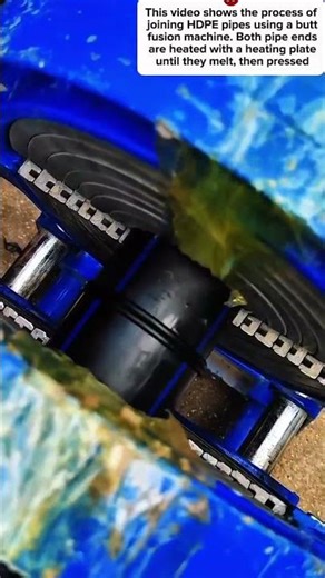 HDPE Pipe Jointing Process with Butt Fusion Machine 🔥🔧