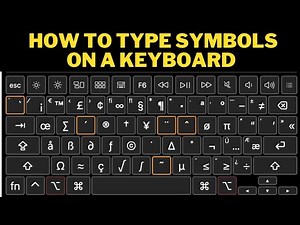 How to Type Symbols on a Keyboard - how to type a degree symbol on the keyboard (°c / °f)