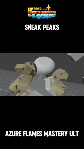 AZURE FLAMES MASTERY ULT #shorts #roblox #battlegrounds #heroresbattlegrounds #HBG #tsb #gameplay