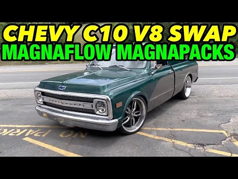 1970 Chevy C10 (5.3L V8 SWAP) TRUE DUAL EXHAUST w/ MAGNAFLOW MAGNAPACKS!