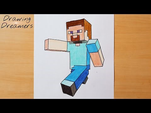 How to Draw Minecraft Steve || Minecraft