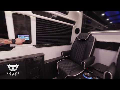 Privacy Partition & Firefly Screen Control | Ultimate Limo Luxury Mercedes Sprinter