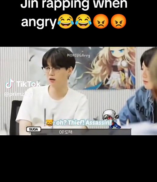 Angry Jin Rapping: BTS Jin's Hilarious Outburst