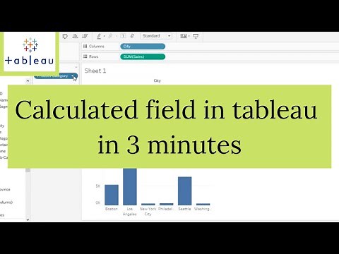 Calculated Field In Tableau With And Without Condition | Tableau Tutorial