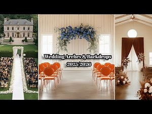 Wedding Decorations — 100 Ceremony Backdrops & Arch Styles