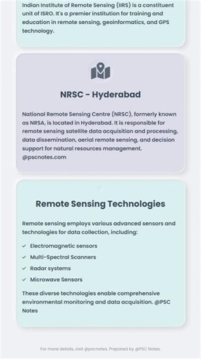 Principles and Fundamentals of Remote Sensing
