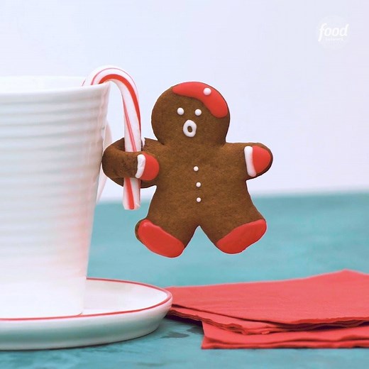 1M views · 8.4K reactions | These gingerbread men hang around with the most holiday spirit!  Get the recipe: https://foodtv.com/2H8omXB | Food Network | Facebook