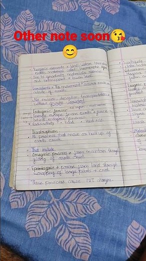 GEOMORPHIC PROCESS CLASS 11 CH 6 NCERT