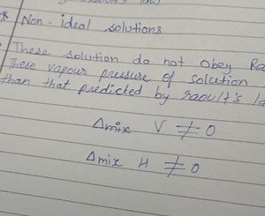 Non-ideal solutionsThese solution do not Obey Ra These vapour... | Filo