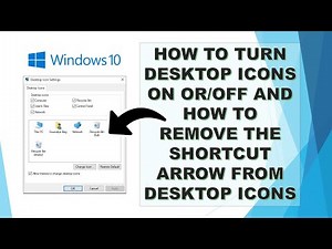 How To Turn On/Off Desktop Icons Easily | Windows 10 & 11 | 2025