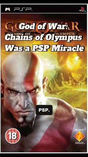 God of War: Chains of Olympus Was a PSP Miracle #shorts #viralshorts #gow #godofwar #psp #gaming