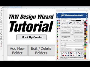 Mock Up Creator | Add New Edit Product Mock Up Folder | TRW Design Wizard 5.0 Pro Vector Software
