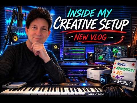 Inside My Creative Studio (Music + Animation Setup)