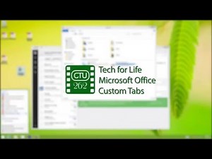 Microsoft Office - Customize the Ribbon With Custom Tabs