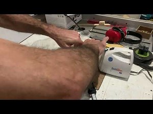 Como fazer um compressor caseiro para aerografo com um inalador e garrafa pet