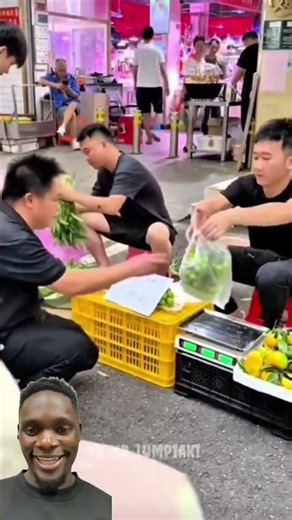 🤣: "Hilarious Veggie Prank: Friend Sets Cheap Price Tag, Other Pays Unexpectedly!"#shortsfeed