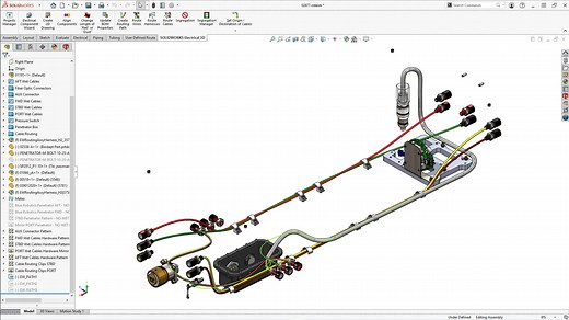 How to Create SOLIDWORKS Cable Harnesses