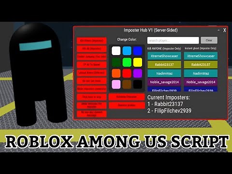 Roblox Script Showcase - OP Roblox Among Us Hub | IMPOSTER HUB!
