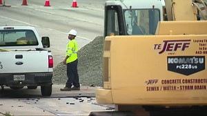 W. Cold Spring Lane at the JFX back open after water main work