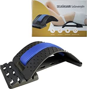 Back Stretcher Lumbar Back Pain Relief Device, for Lower and Upper Muscle Pain Relief Herniated Disc Sciatica Scoliosis Multi-Level Adjustable Back Popper Used in Bed Chair and Car