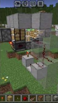 easy block swapper flush with floor #rocketcraft #minecraft