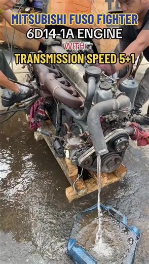 Mitsubishi Fuso Fighter 6D14-1A Diesel Engine Overview