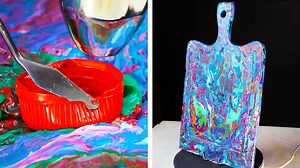 Plastic waste reusing ideas || bright cutting board | 5-Minute Crafts Men