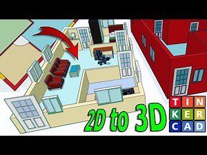 Turn your 2D Floor Plan into 3D using Tinkercad! Part 2 - Tinkercad Floor Plan