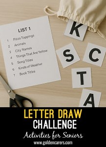 Letter Draw Challenge